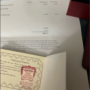 Cartier | Bags | Brand New Cartier Simple Card Holder Double C De ...